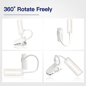 OPPLE LED Desk Lamp with Clamp Clip on Book Light for Reading with 360° Flexible Gooseneck, 3 Kinds of Brightness LED Desk Light, Clip on Light for Headboard, Desk, Table