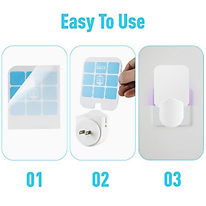 Ten KiKi 24 Packs Refills for Flying Insect Trap Indoor Fly Trap Refills for Home, Fly Traps for Bugs Gnats and Moths for Indoors