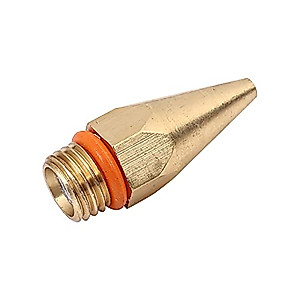 Yothfly 11Pcs Glue Copper Nozzle Small-Bore Long Short Large Diameter Hot Melt Glue Accessories, Golden