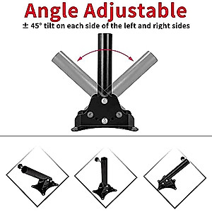 NIXFACE Mount Umbrella Holder - Umbrella Base Stand Fit for Patio, Garden,Table,Deck,Wooden Fence