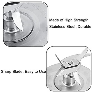 JOYSOG Blender Blade Replacement for Oster Blender, Stainless Mixer Blender Blade Jar Bottom Base Cap Gasket for Oster Pro 1200 Blender Replacement Parts