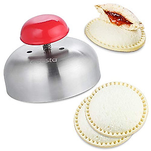 Sandwich Cutter and Sealer for Kids Uncrustables Maker, Food-Grade 304 Stainless Steel DIY Sandwich Decruster Bento Box Lunch Sandwich Cutter for Kids, Boys and Girls Back to School