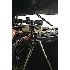 BOG DeathGrip Infinite Aluminum Tripod with Heavy Duty Construction, 360 Degree Ball Head, Quick-Release Arca-Swiss Mount System, and Optics Plate for Hunting, Shooting, Glassing, and Outdoors