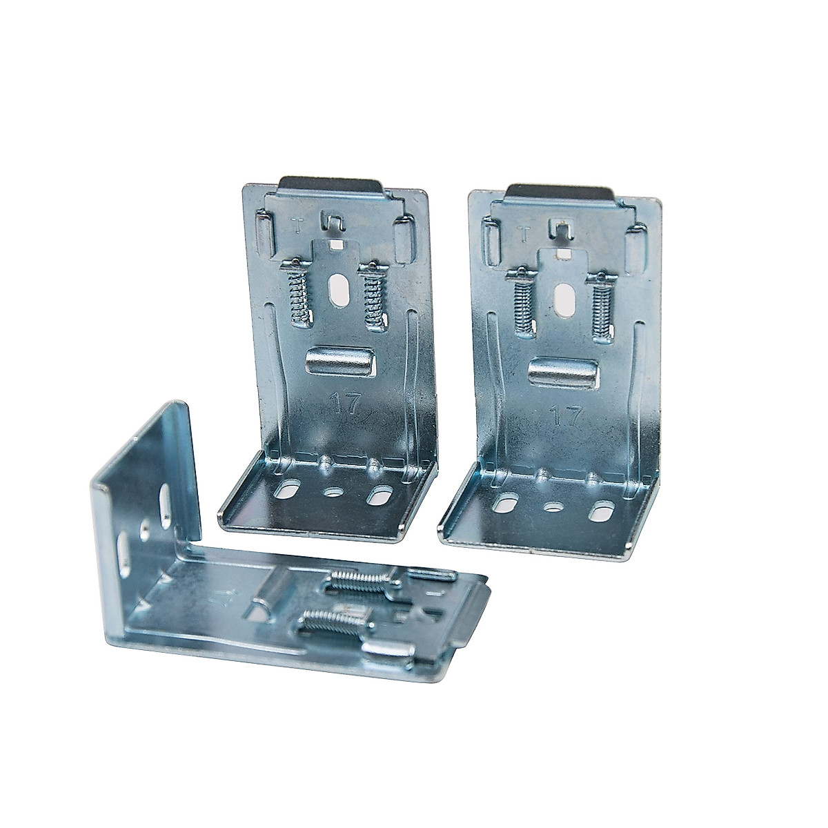 Lihopefe Universal Replacement, L-Shaped Metal Blinds mounting Brackets, Mountings Brackets for Vertical Blinds （42 mm, 1.65 inch） (3 Pack)