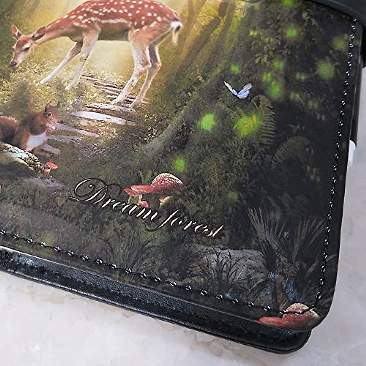 AZPINGPAN Cartoon PU Leather Cover Lock Diary Journal Office Learning Writing Notebook Thickening Portable Planner Organizer Digital Password Notebook Locking Personal Diary