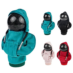 ZIBOPAR Hoodie Gear Shift Cover, Automotive Interior Accessories Shift Cover, Universal Fit Gear Shift Cover, Knob Car Decor Accessories（Blue）