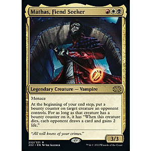 Magic: the Gathering - Mathas, Fiend Seeker (252) - Double Masters 2022