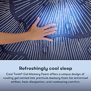 Serta Perfect Sleeper Ultimate 12" California King Mattress - Extra Firm, Cooling Gel Memory Foam, Pocket Innersprings for Motion Isolation, Edge Support, CertiPUR-US Certified - Oasis Sleep