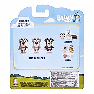 Bluey Figure School Friends Theme Pack: The Terriers, 2.5 inch Figures with Accessories