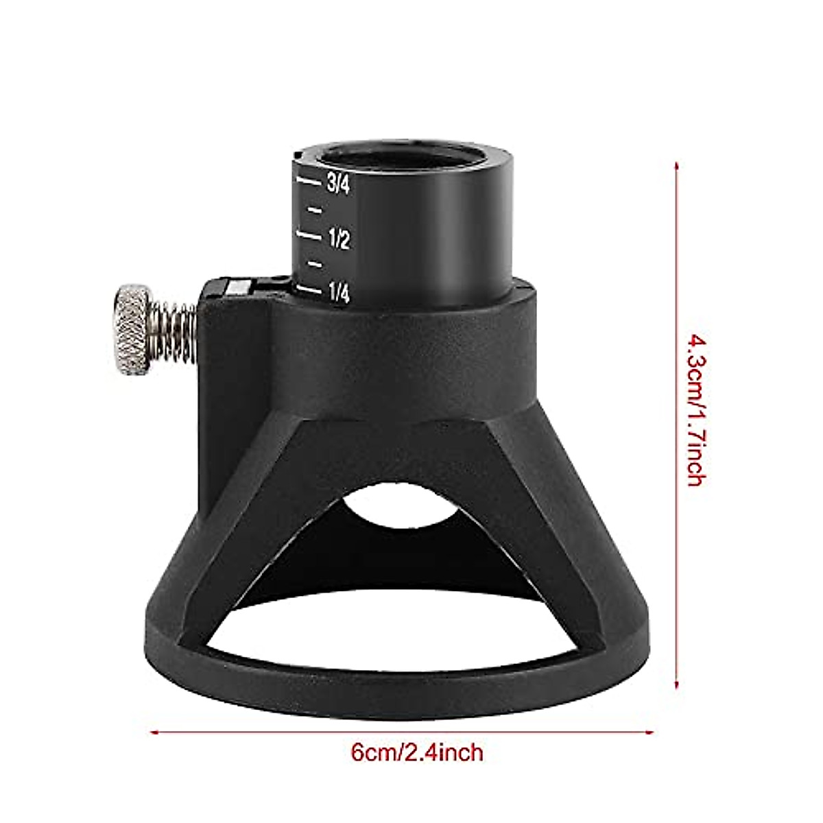 Drill Locator Rotary Positioner Professional Drill Grindering &Polishing Positioner Retainer Rotary Tool Accessory Electric Locator Horn Carving Rotary Tool Attachment