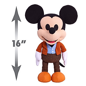 Disney Year of the Mouse Collector Plush, A Man and His Mouse Mickey, Amazon Exclusive, Officially Licensed Kids Toys for Ages 3+ by Just Play