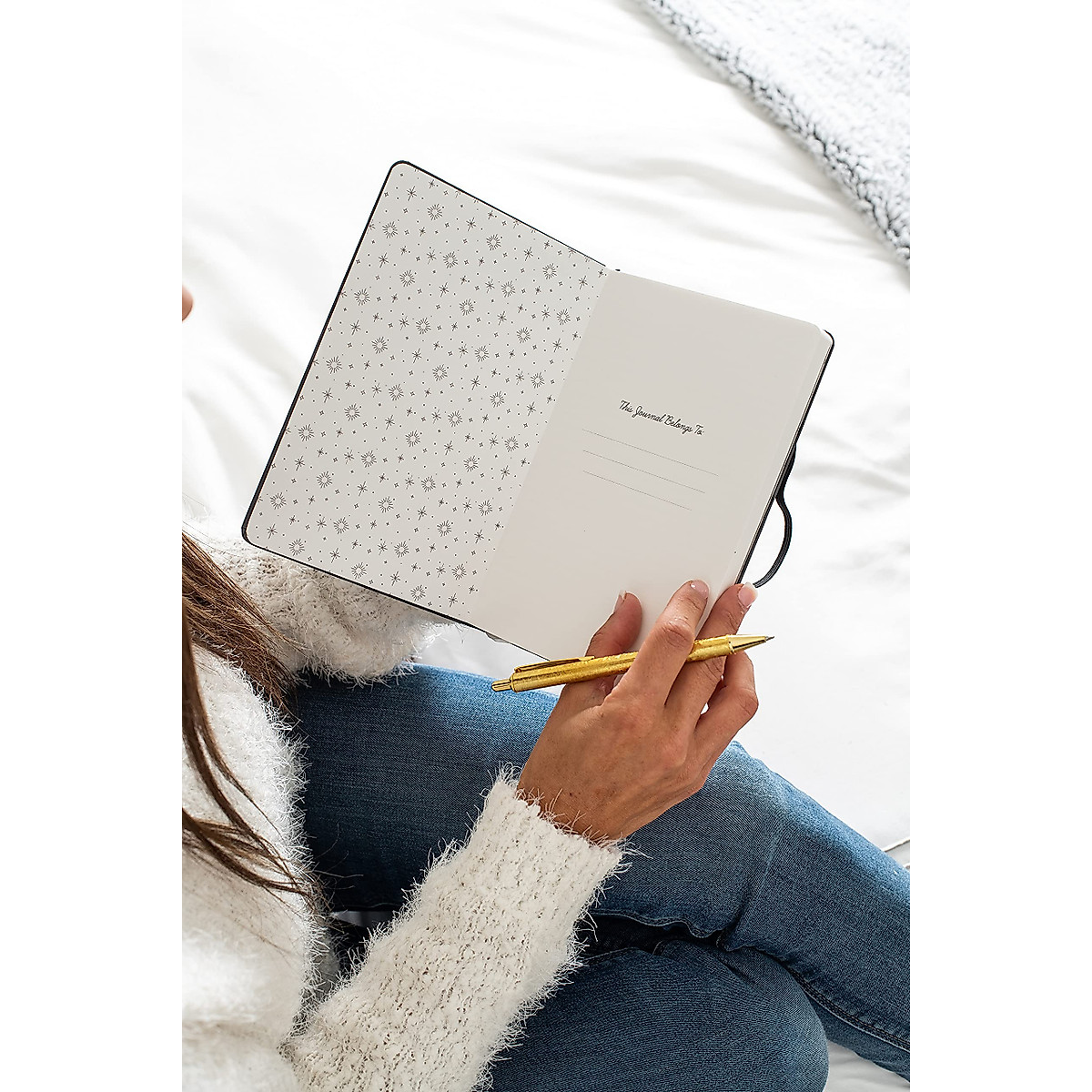 Southworth Medium Case Bound Journal, 5.5" x 8.25", Rustic Bronze Wreath Design, Premium 28 lb/105 gsm Paper, 160 Lined Sheets (91433)