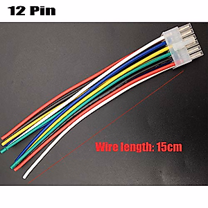 Aokus Dual 12 PIN Power Plug Wire Harness for XDM17BT, XDM290BT