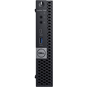 Dell Optiplex 7060 Micro MFF Desktop PC Intel i7-8700T 6-Cores 2.40GHz 16GB DDR4 128GB M.2 SSD 1TB SSD WiFi BT HDMI New KB & Mouse Windows 10 Pro (Renewed)