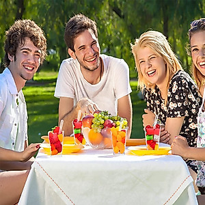 WAIZHIUA 50Pcs Plastic Dessert Cups, 5.4OZ Mini Square Dessert Cups Clear Parfait Appetizer Cup Reusable Multiuse for Desserts Pudding Mousse Christmas Party Supplies(with 50Pcs Spoons)