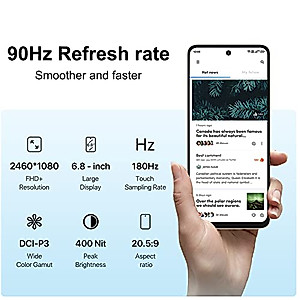 UMIDIGI A13 PRO MAX 5G Cell Phone, 17GB+256GB Android 12 Unlocked Smartphone with 6.8" Full Screen 64MP AI Triple Camera MediaTek Dimensity 900 5150mAh Battery Smartphones