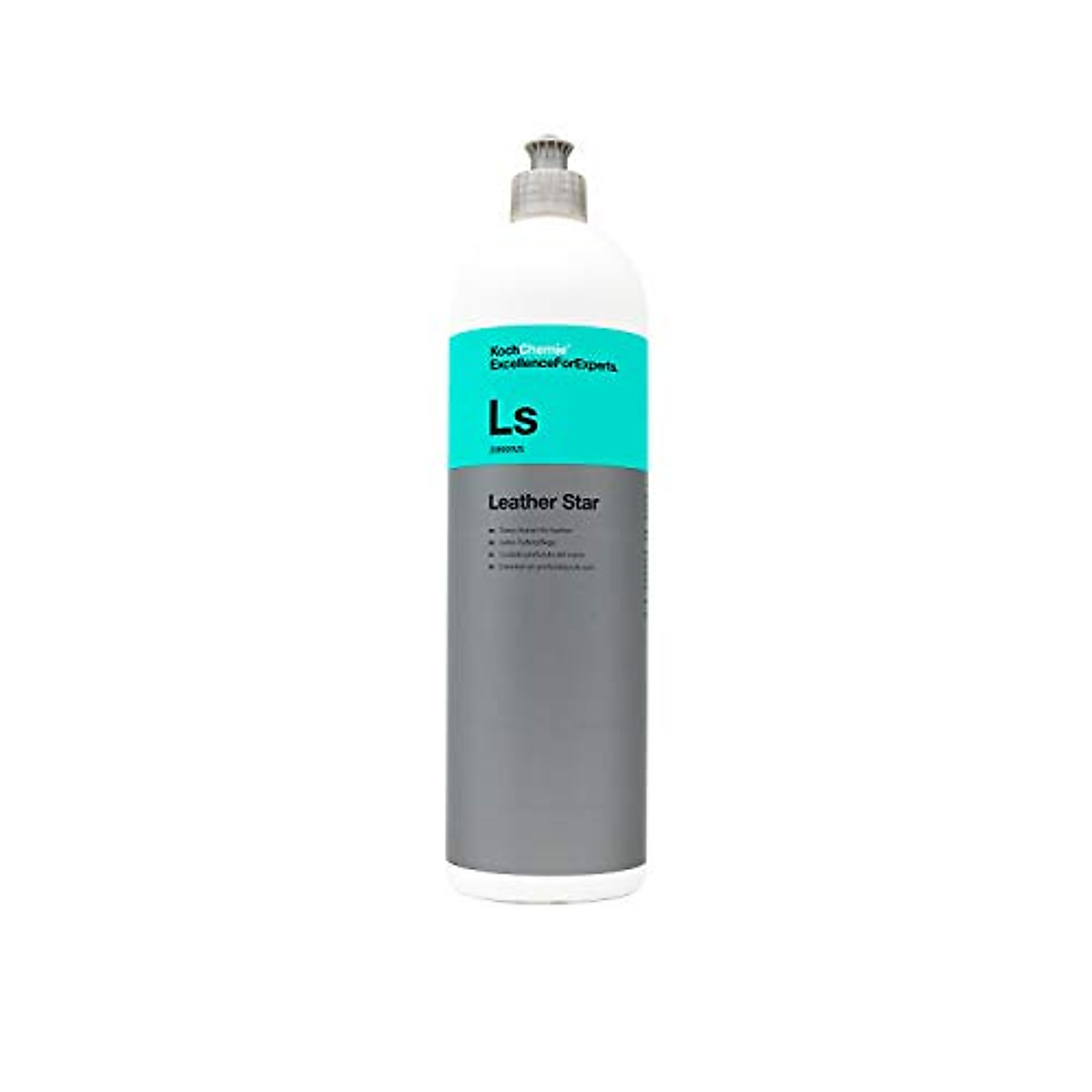 Koch-Chemie - Leather Star - Deep Cleaner for Leather; Revitalizes, Preserves, and Protects; Pleasant Fragrance, Color Intensifying Appearance, Supple Soft Feel; Does not Cause Slipperiness (1 Liter)