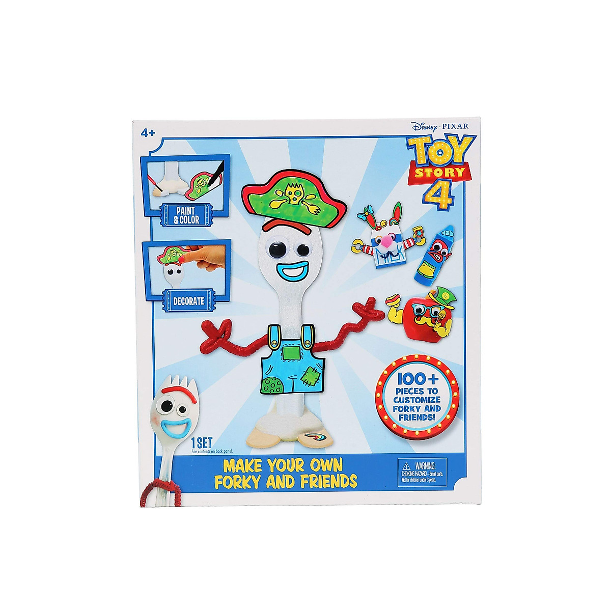 ​Disney/Pixar Toy Story 4 Make Your Own Forky and Friends, Creative Art Toy Activity, Gift for 5 to 7 Year Olds