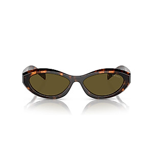 Prada PR 26ZS Honey Tortoise/Dark Brown One Size