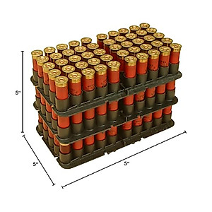 MTM 50 Round 12 Gauge Shotshell Tray (Black)