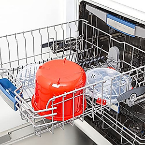 Sistema Microwave Collection Rice Cooker, 87.2 oz./2.6 L, Red