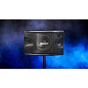Pair RockvilIe KPS80 8" 800w Speakers w/Wall Brackets for Restaurant/Bar/Cafe