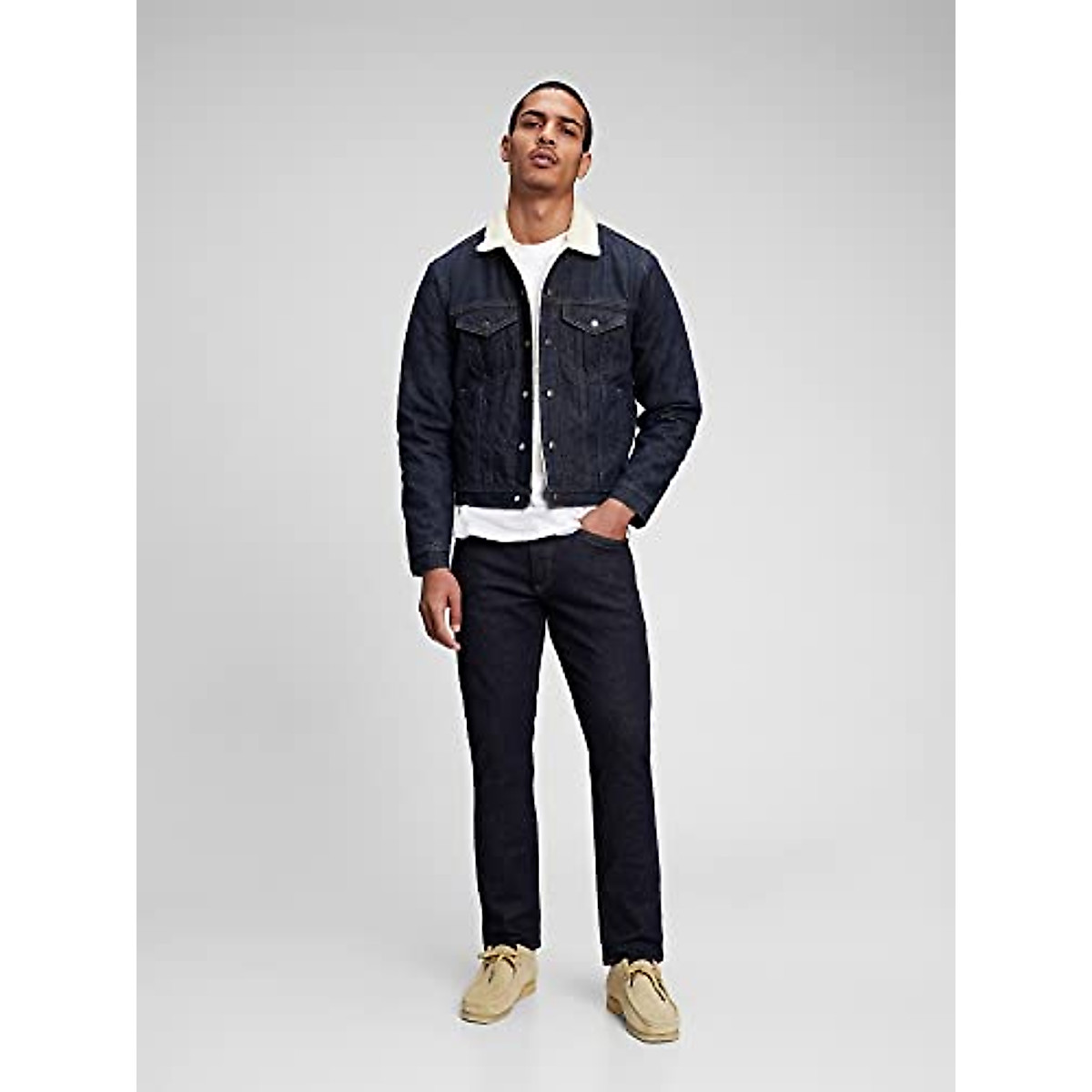 GAP Mens Gapflex Slim Jeans, Rinsed, 36W x 32L US