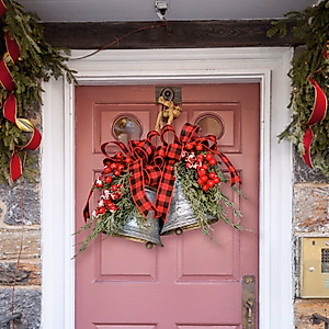 Christmas Bells, Large Galvanized Bells, Christmas Galvanized Decor, Rustic Christmas, Silver Bells Christmas Decorations Christmas Tree Ornaments Gifts Christmas Stuffer Stockings