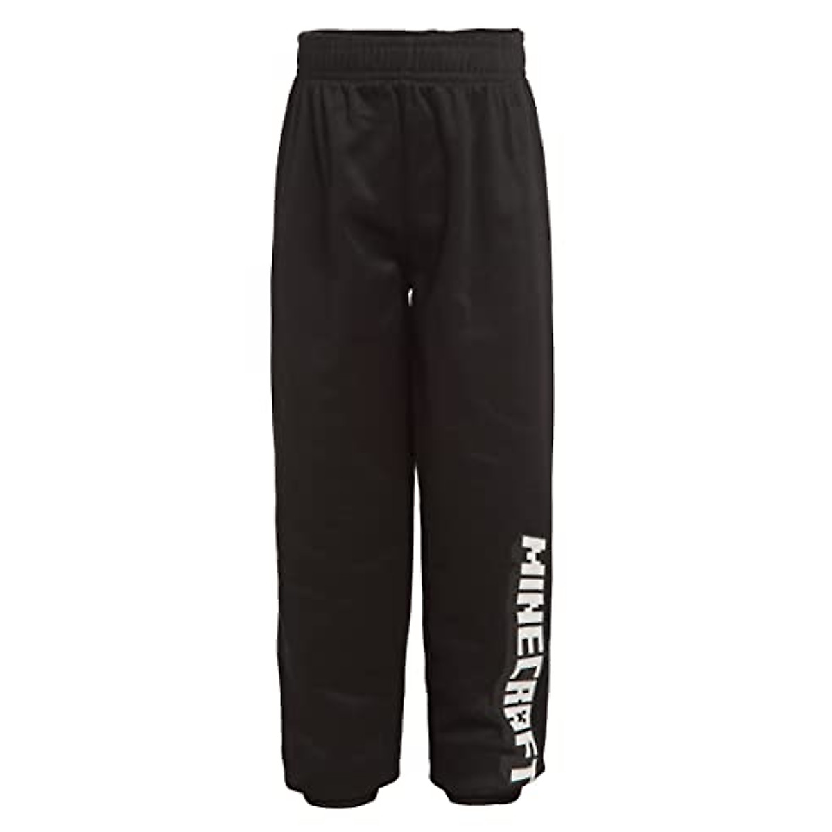 Minecraft Boys 2 Piece Fleece Pants Sets, Pullover Hoodie and Jogger Set for Boys (Green/Grey, Size 4)