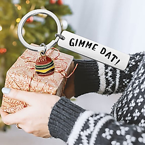 GIMME DAT ITYSL Gift Comedy TV Show Fans Gift Netflix Show Keychain Cheeseburger Jewelry (GIMME DAT)
