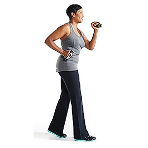 Gaiam Hand Weights for Women & Men Soft Dumbbell Walking Hand Weight Sets with Hand Strap - Walking, Running, Physical Therapy, Aerobics - 4lb Set (2 x 2lb Weights)