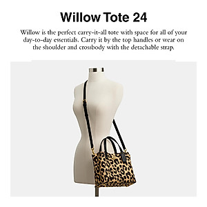 COACH Print Willow Tote 24, Leopard