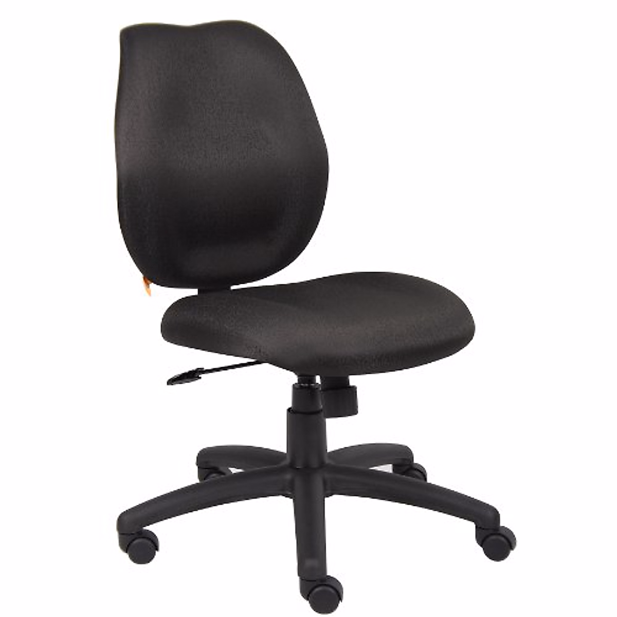 Boss Office Products Any Task Mid-Back Task Chair with No Arms in Black