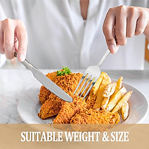 30 Piece Silverware Set Service for 6,Premium Stainless Steel Flatware Set, Mirror Polished Cutlery Utensil Set, Durable Home Kitchen Eating Tableware Set, Include Fork Knife Spoon Set (Black)