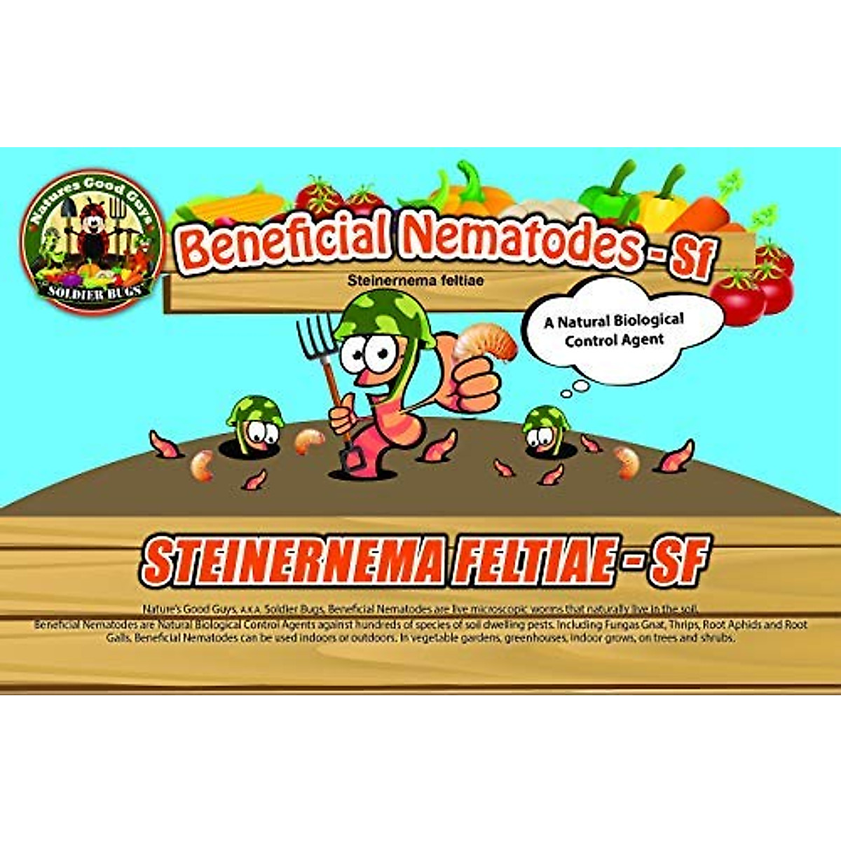 NaturesGoodGuys - Beneficial Nematodes Steinernema Feltiae - SF (25 Million)