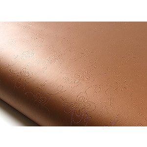 Peel and Stick PVC Instant Floral Decorative Self-Adhesive Film Countertop Backsplash Dotted Flower Bronze Pearl (MG5165-3 : 2.00 Feet X 6.56 Feet)