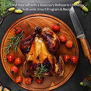 Fit Choice 12.7 Quart 10 in 1 XLarge Capacity Air Fryer Oven, 10 Accessories, 10 Easy Presets W/ Digital Touch Screen Controls & Integrated Digital Temperature Probe, Advanced Program, Sear, Stage, Pr