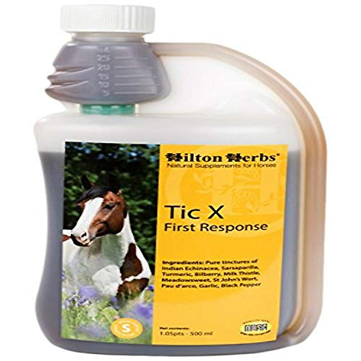 Hilton Herbs 71420 Tic-X First Response Horse Food, 1.05 Pint