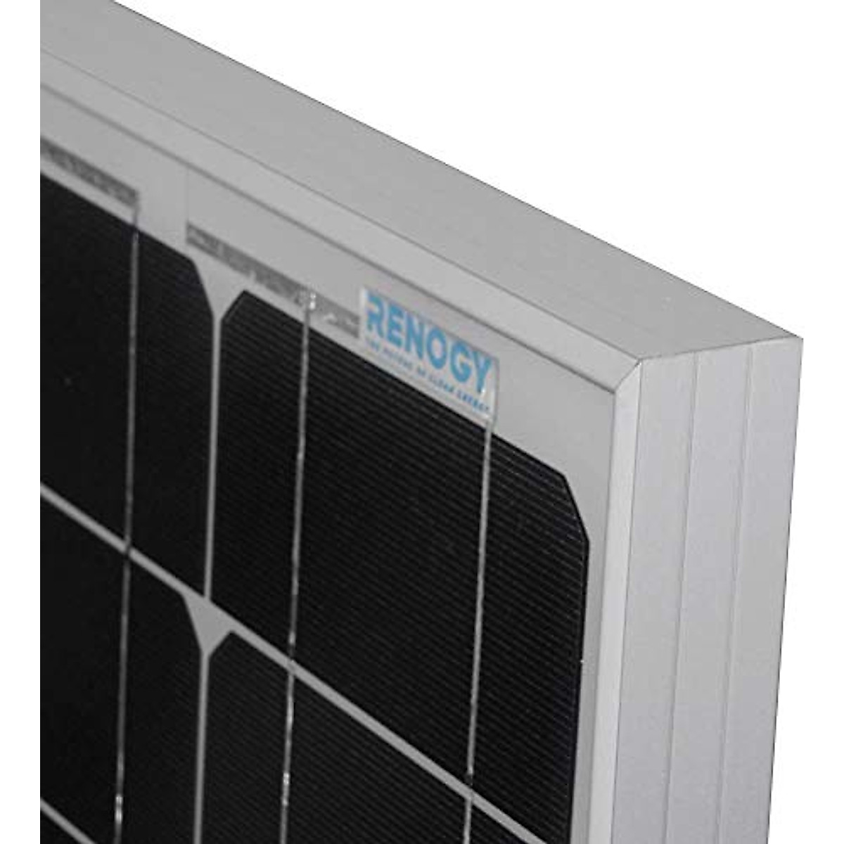 Renogy KIT-BUNDLE50D 12 Volt Monocrystalline Solar, Bundle 50W Kit, Bundle Kit with 10A PWM LCD Charge Controller