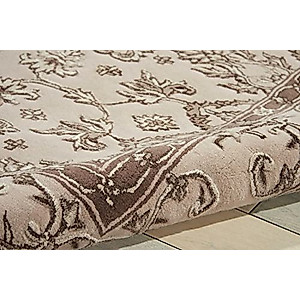 Nourison Regal Taupe Rectangle Area Rug, 8-Feet 6-Inches by 11-Feet 6-Inches (8'6" x 11'6")