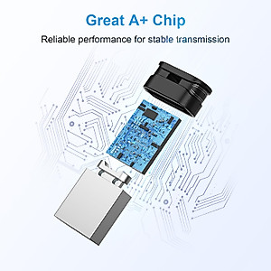 RAOYI USB Stick 128GB USB 3.0 Flash Drive with Lanyard,128G Mini Fit Memory Stick Ultra Slim Thumb Drive Zip Drive for PC Desktop-Black