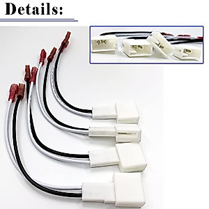 4 Pack Tacoma Speaker Harness Compatible with Toyota Tacoma Tundra Camry Corolla 4 Runner Pontiac Scion Speaker Adapter 72 8104 Speaker Wire Harness Adapter Plug