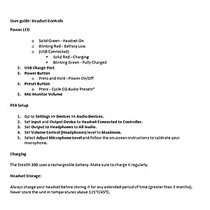 Turtle Beach Stealth 300 Amplified Gaming Headset for PS4 and PS4 Pro - PlayStation 4 (Wired)