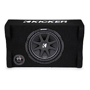 KICKER 48CDF104 Comp 10" Subwoofer in Down Firing enclosure, 4-Ohm