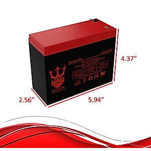 Neptune Power Products replacement 12V 10AH Replacement for SHOPRIDER Echo 3 SL73 Battery - 2 Pack