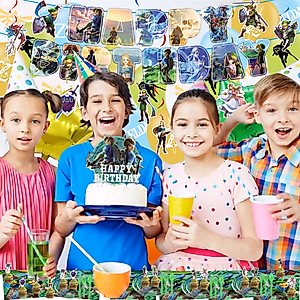 Legend Birthday Party Decorations, Legend Party Supplies Set Include Banner, Hanging Swirls, Tablecloth, Tableware, Balloons, Cake Toppers, Legend Party Favors