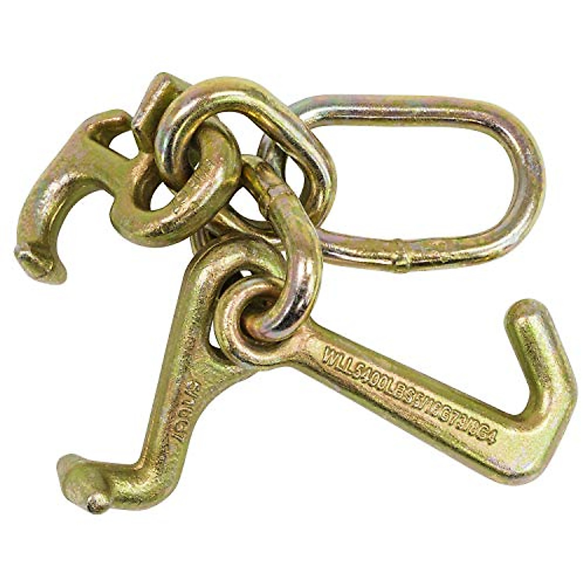 Mytee Products (2 Pack) RTJ Cluster Hook Heavy Duty Wrecker Hauler Tow Towing Truck Chain Pair R T J