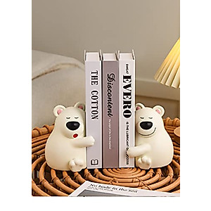 ZESBEE Book File Ornaments, Book Shelves, Home Decorations Beige