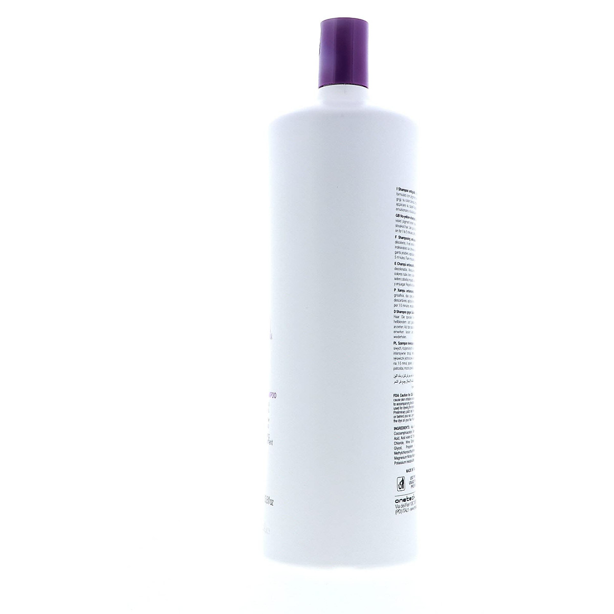 Fanola No Yellow Shampoo, 1000 ml (Pack of 2) ,33.8 Fl Oz,Pack of 2