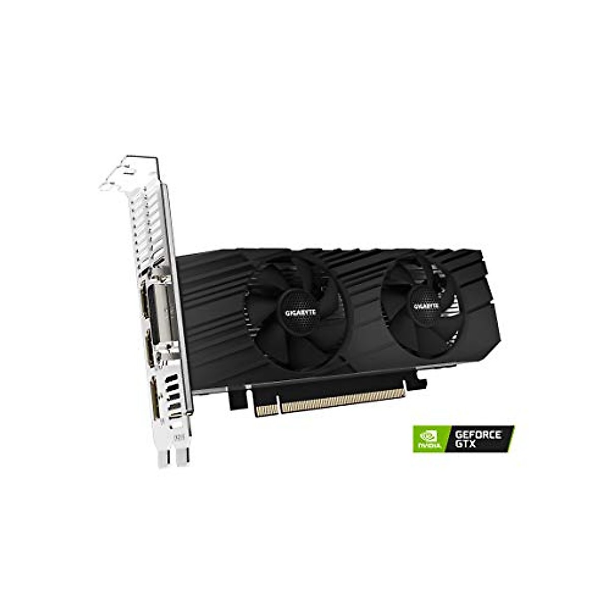 Gigabyte GeForce GTX 1650 D6 OC Low Profile 4G Graphics Card, Low Profile Design, 4GB 128-Bit GDDR6, GV-N1656OC-4GL Video Card